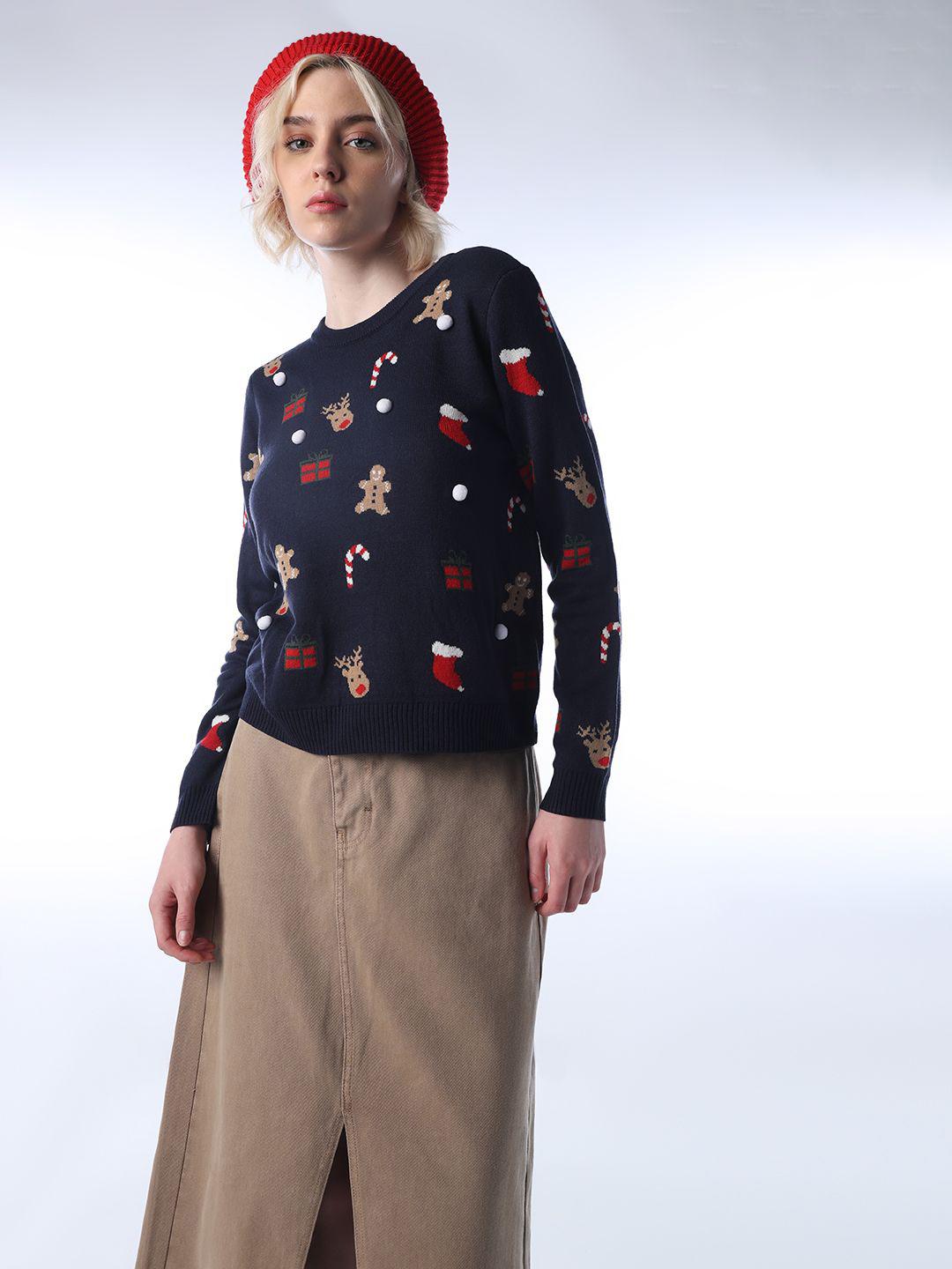 Buy ONLY Women Humour And Comic Pullover - Sweaters for Women 36873324 ...