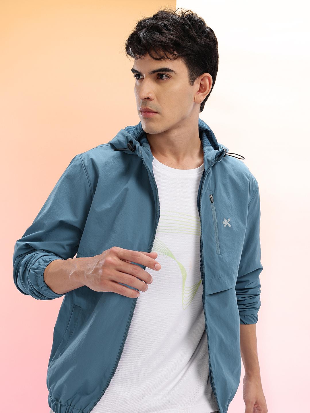Buy HRX By Hrithik Roshan Hooded Running Jacket - Jackets for Men ...