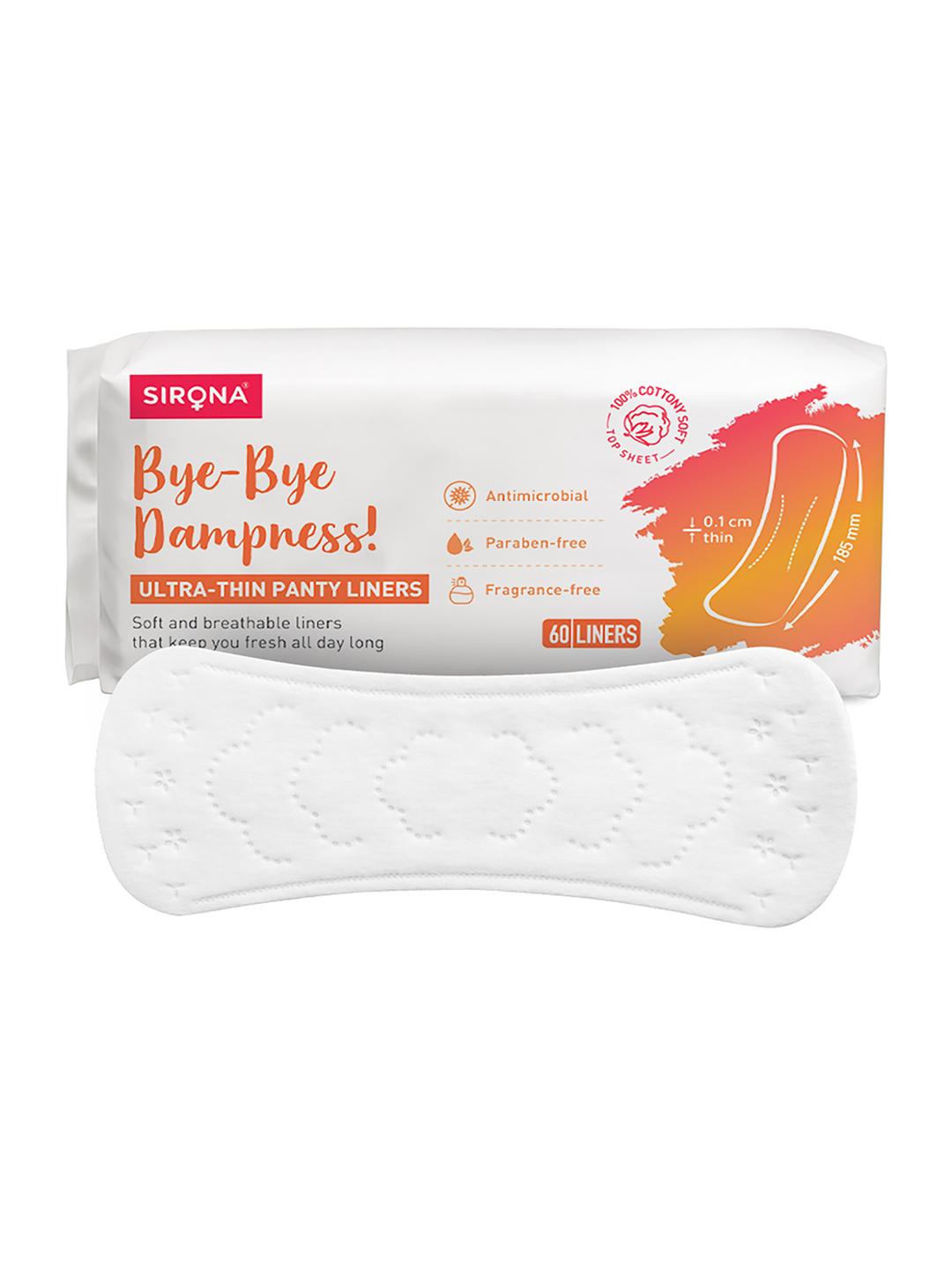 Buy Sirona Ultra Thin Large Premium Panty Liners - Pantyliners for ...