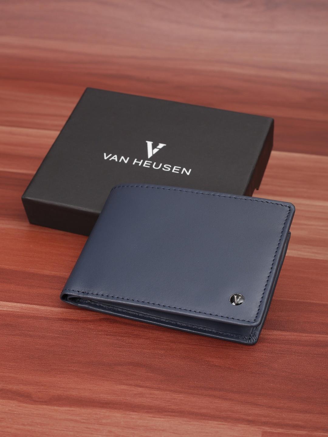 Buy Van Heusen Men Leather Two Fold Wallet - Wallets for Men 30170485 ...