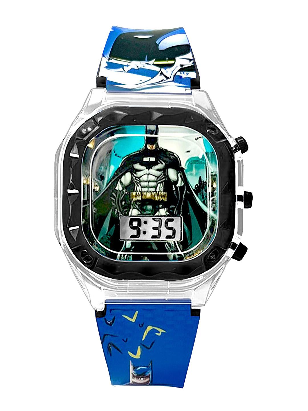 Buy Time Up Kids Batman Printed Dial & Textured Straps Digital Watch ...