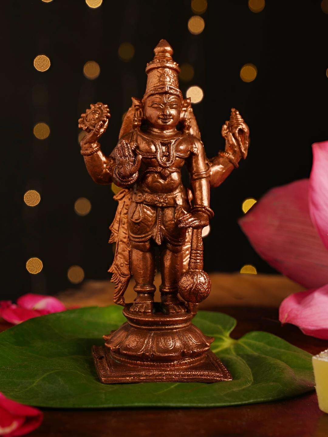 Buy JAYPORE Copper Toned Matte Religious Idol Showpiece - Showpieces ...
