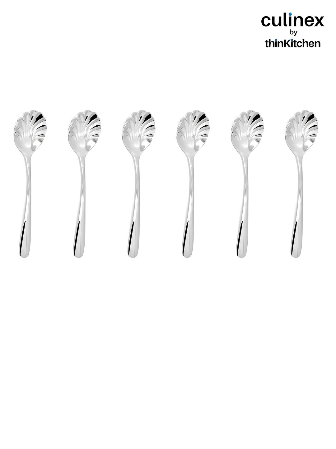 Buy Culinex By ThinKitchen Dora Silver Toned Stainless Steel Cutlery ...
