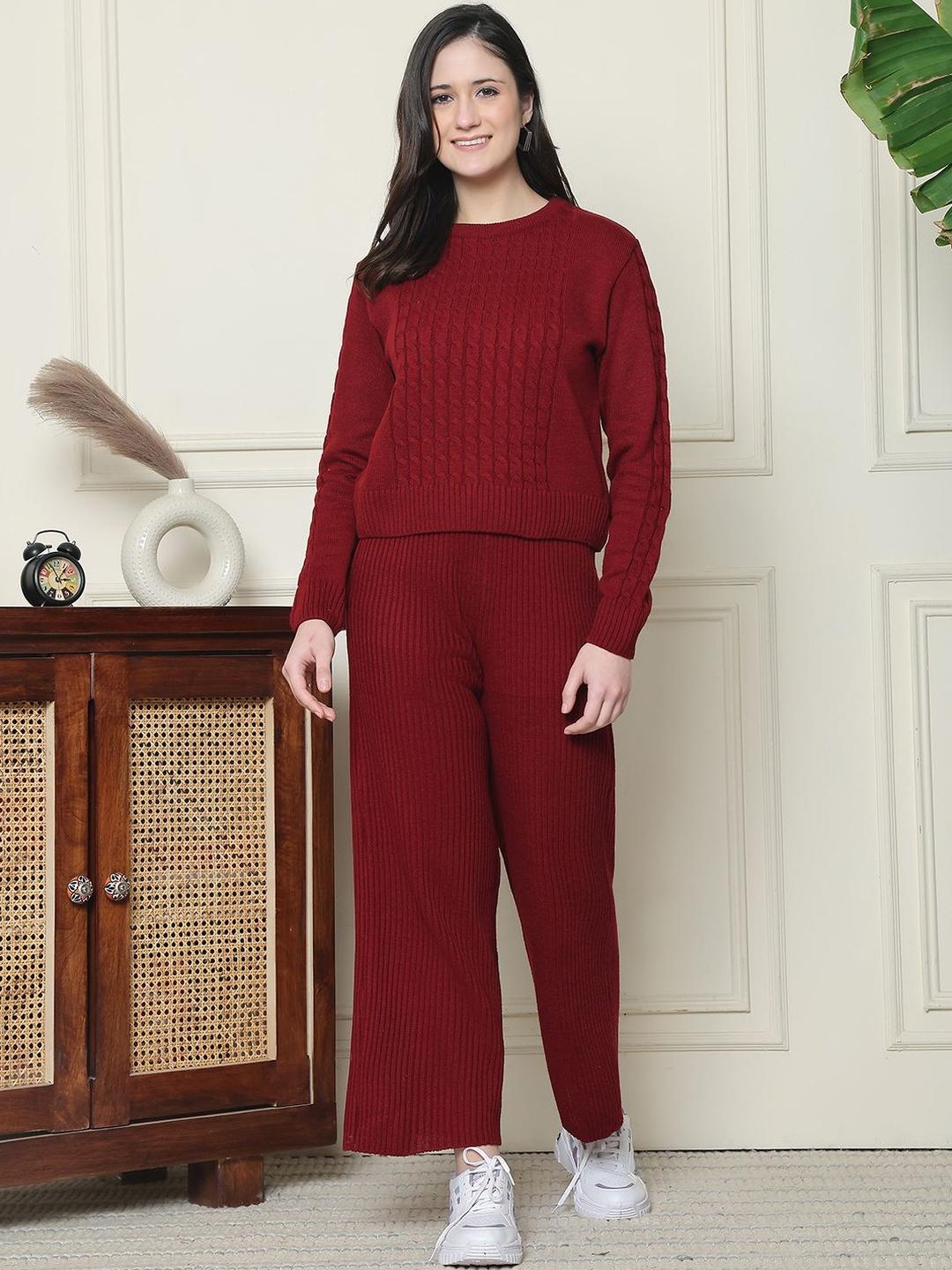 Buy Roadster Women Pure Wool Solid Co Ords - Co Ords for Women 36966708 ...