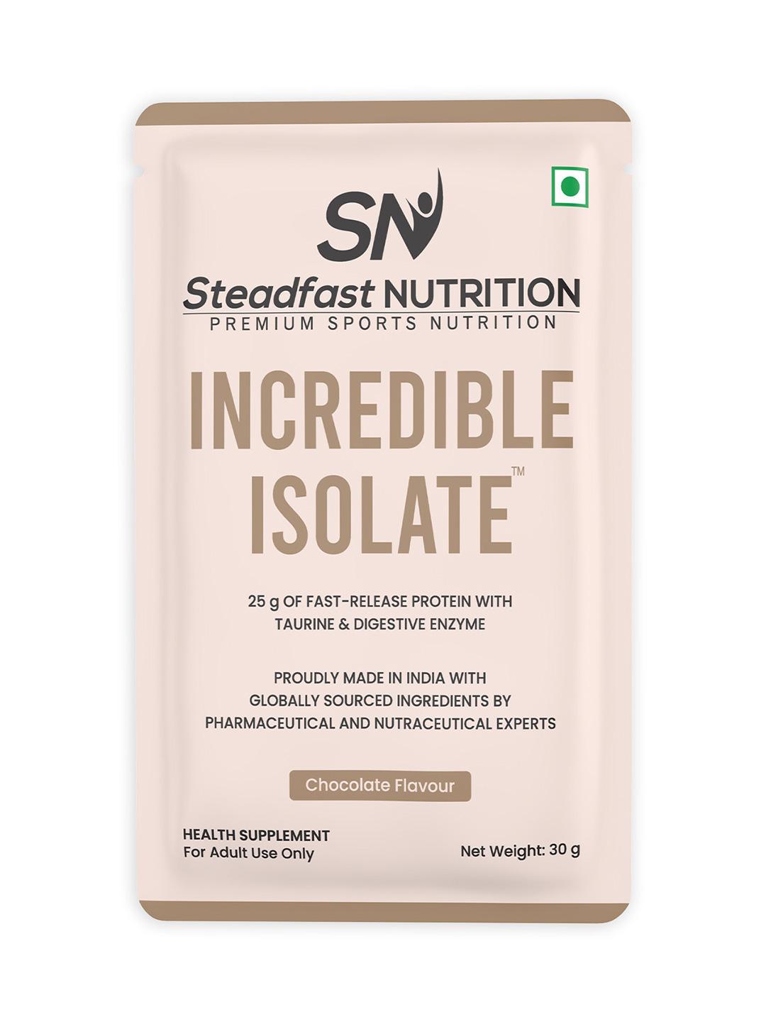 Buy Incredible Isolate Whey Protein Blend Instant Recovery Chocolate 30 ...