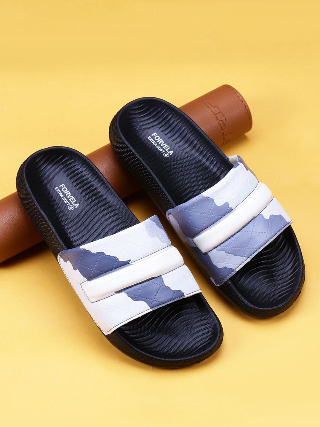 Buy FORVELA Doctor Ortho Printed Sliders Flip Flops - Flip Flops for ...