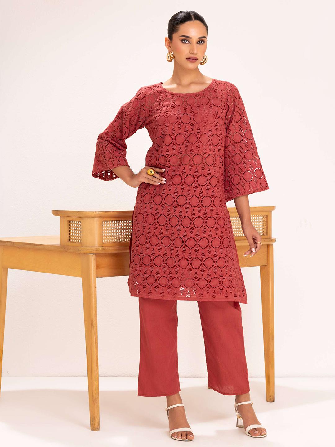 Buy SEW Women Embroidered Kurta Set - Kurta Sets for Women 36881568 ...