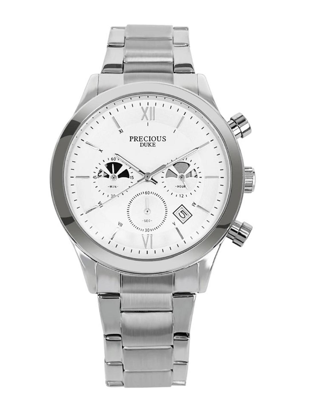 Buy Precious Duke Men Dial & Stainless Steel Straps Analogue Watch ...