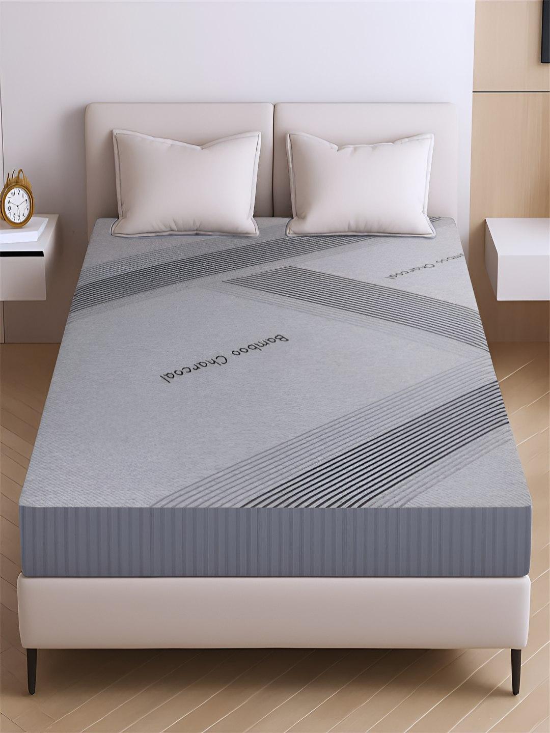 Buy LIBRA HOMES Grey Quilted Ortho Dual Comfort Dynamic Back Support ...