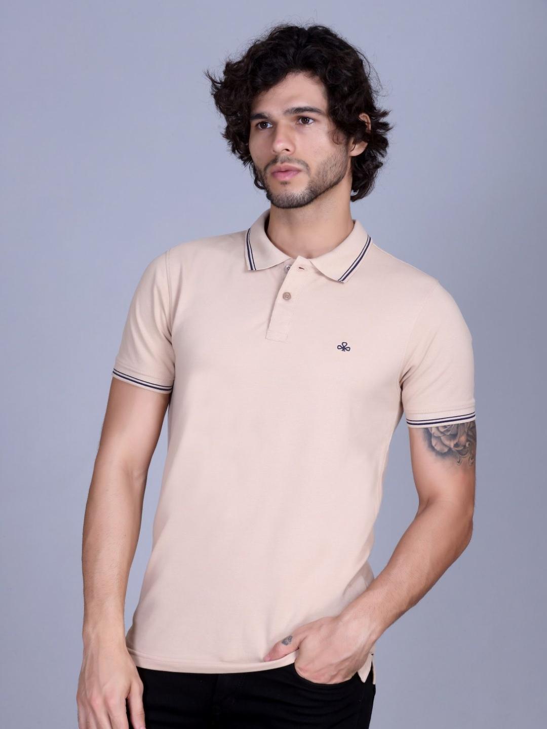 Buy Antiloop Men Solid Polo Collar T Shirt - Tshirts for Men 36969552 ...