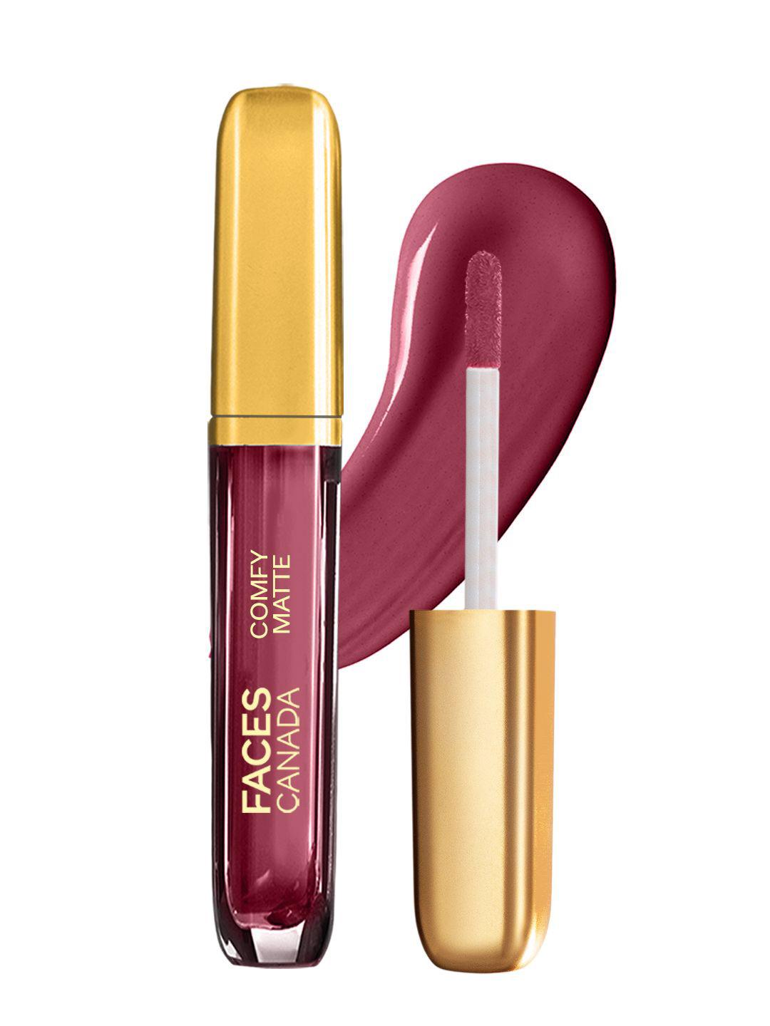 Buy FACES CANADA 3.8 Ml Of Scandalous 34 Comfy Matte Liquid Lipstick ...