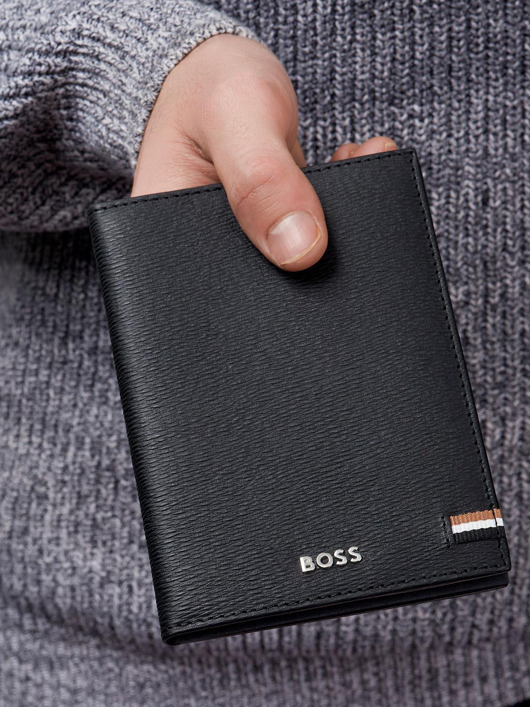 Buy Hugo Boss Men Textured Two Fold Wallet - Wallets for Men 36275510 ...