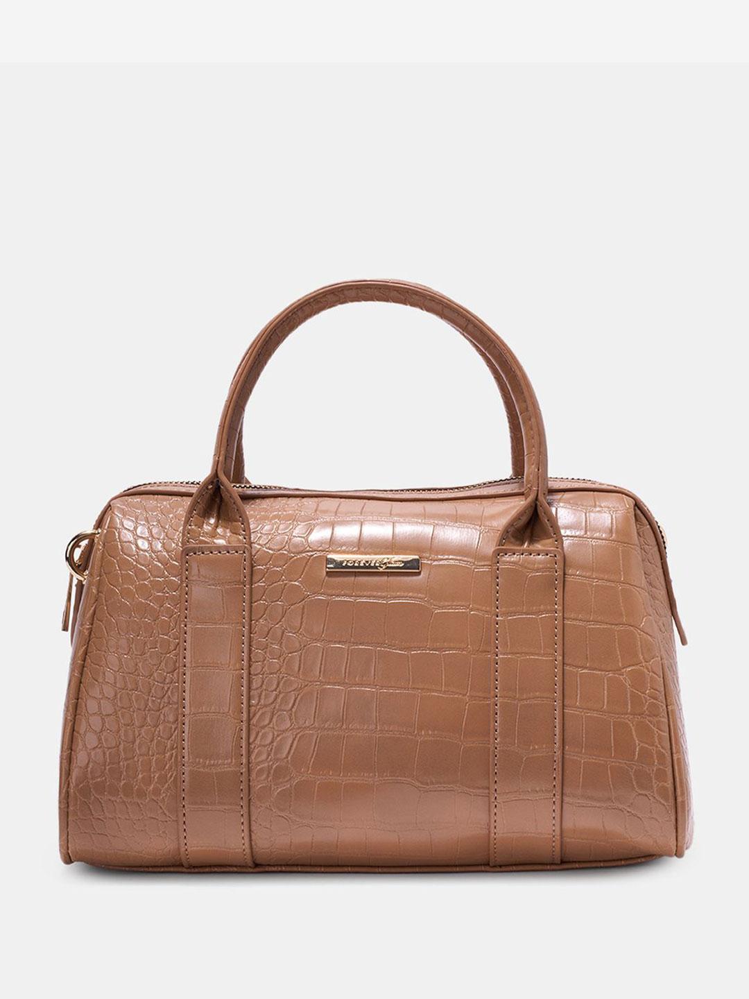 Buy Forever Glam By Pantaloons Textured Structured Shoulder Bag ...