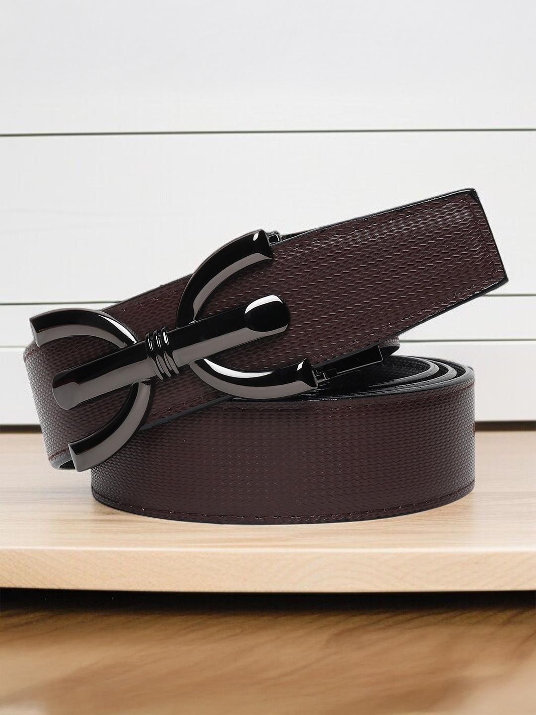 Buy Killer Men Textured PU Reversible Formal Belt - Belts for Men ...