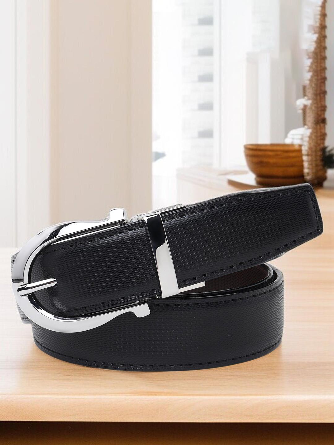 Buy Provogue Men Textured PU Reversible Formal Belt - Belts for Men ...