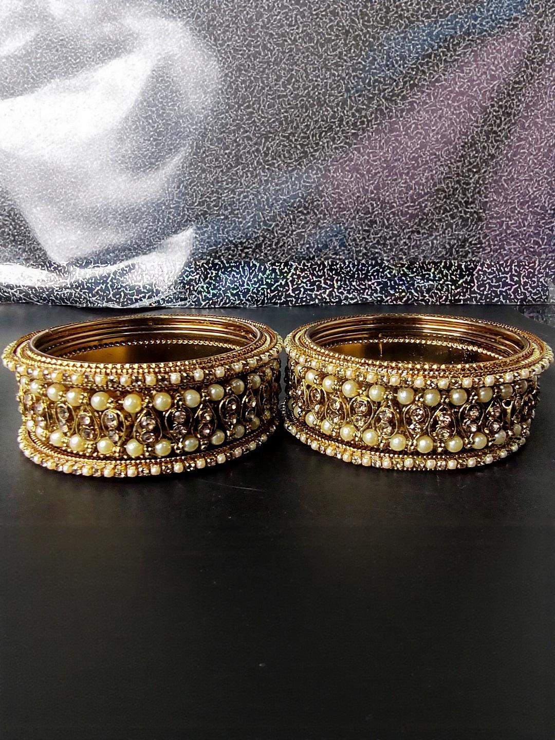 Buy OMS Women Gold Plastic Bangles - Bangle for Women 37032154 | Myntra