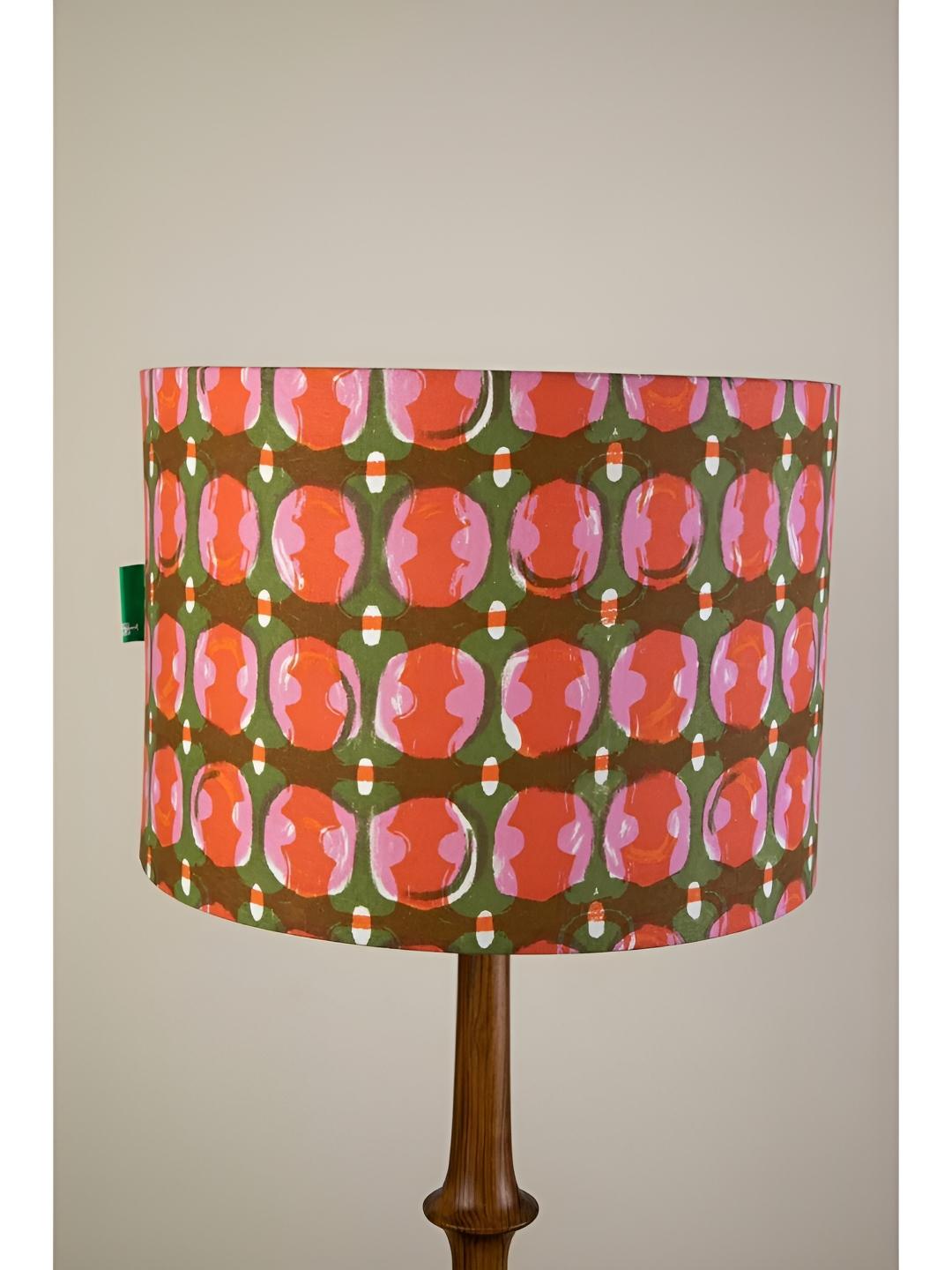 Buy FREEDOM TREE Marica Brown & Green Printed Cylinder Shaped Floor ...