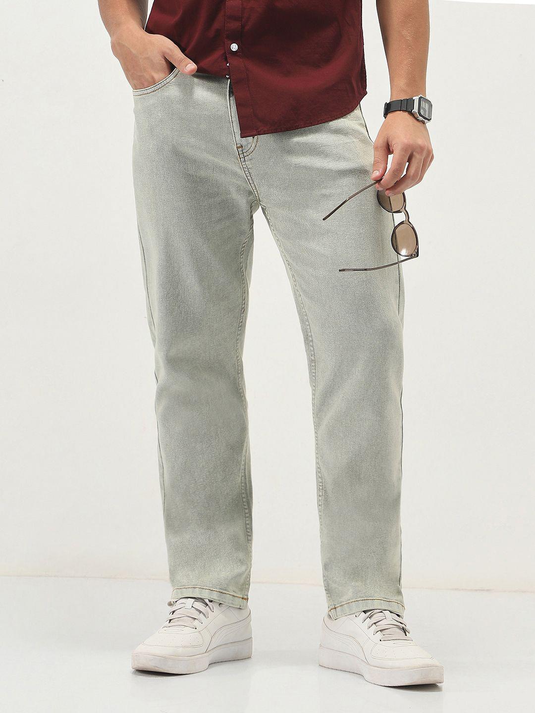 Buy Urbano Fashion Men Straight Fit Heavy Washed Jeans Stretchable ...