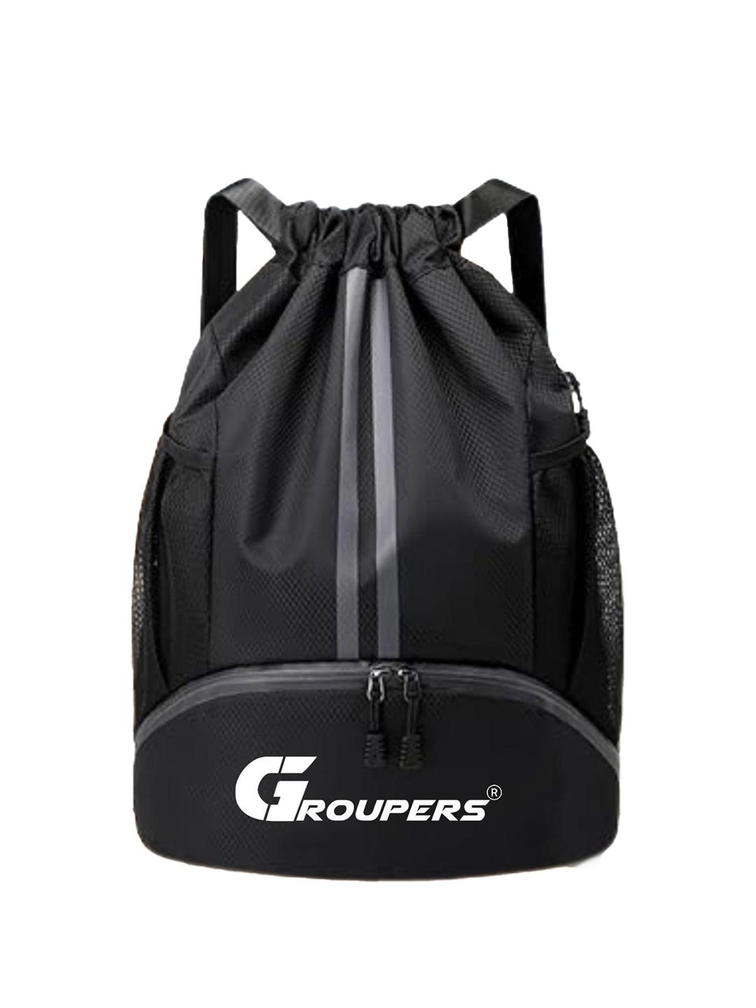 Buy GROUPERS Unisex Brand Logo Backpack With Shoe Pocket - Backpacks ...