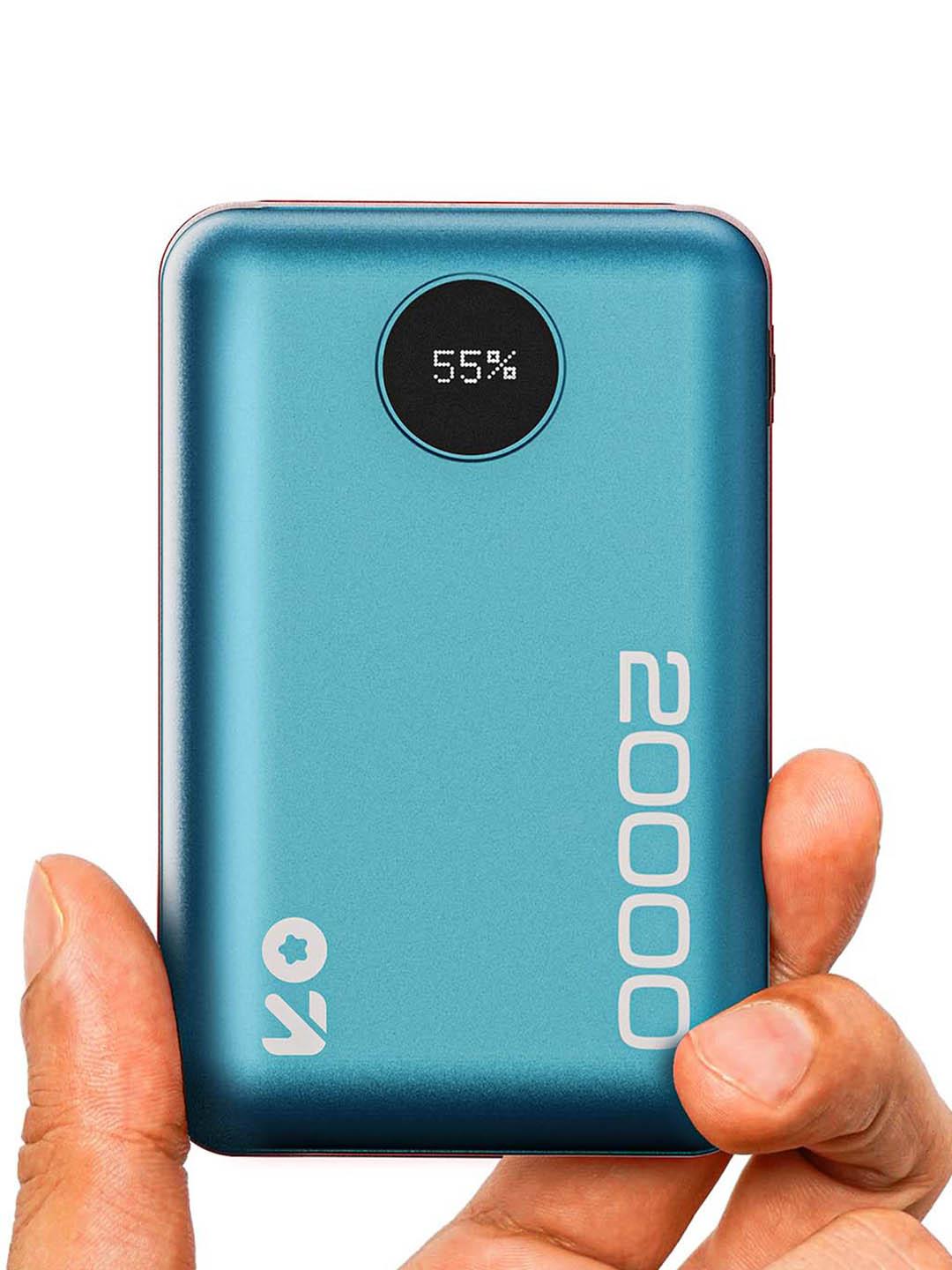 Buy GOBOULT 20000 MAh 22.5 W Power Bank (Teal, Lithium Polymer, Fast ...