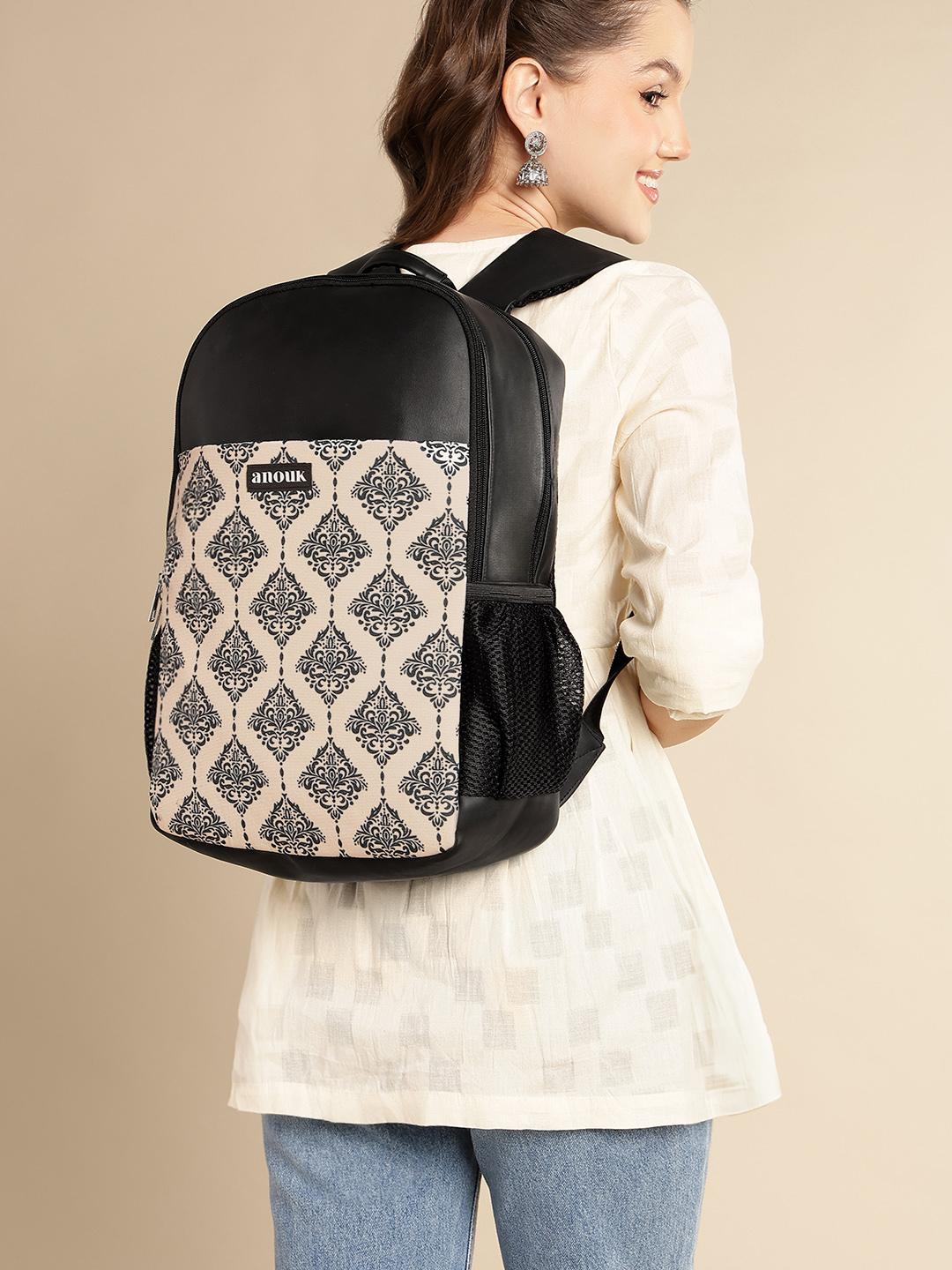 Buy Anouk Women Printed 14Inch Laptop Backpack - Backpacks for Women ...