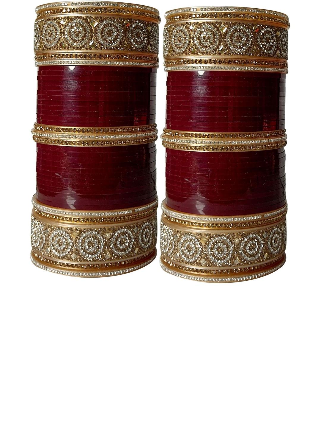 Buy OMS Maroon Plastic Bangle - Bangle for Women 37032912 | Myntra