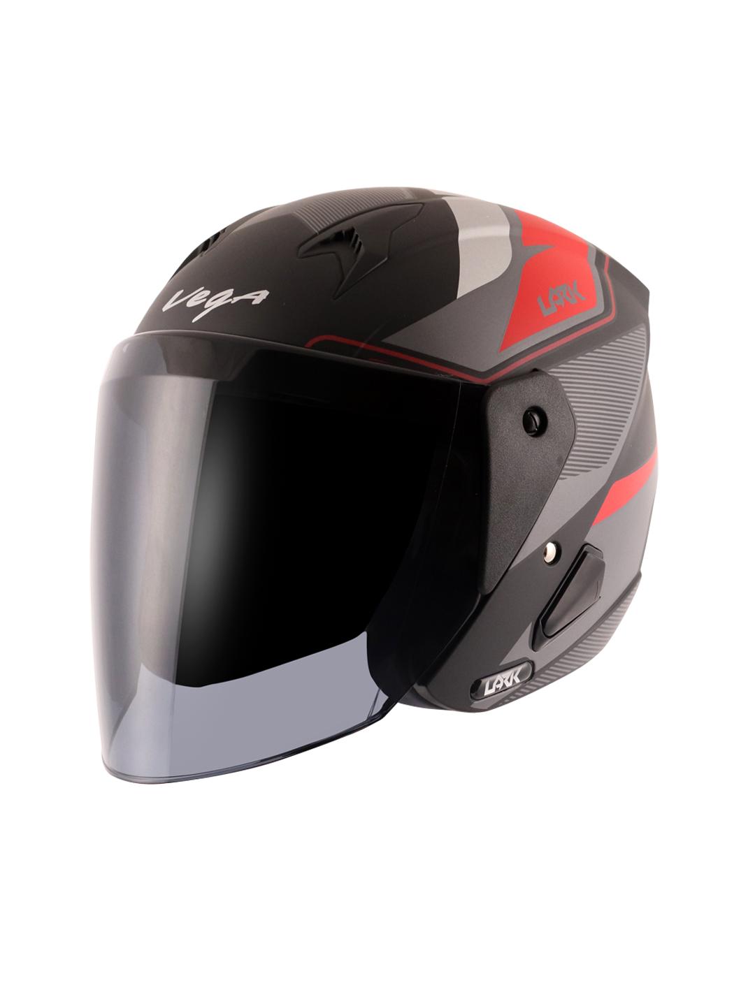 Buy VEGA Unisex Lark Legend ISI Certified Lightweight Open Face Helmet ...