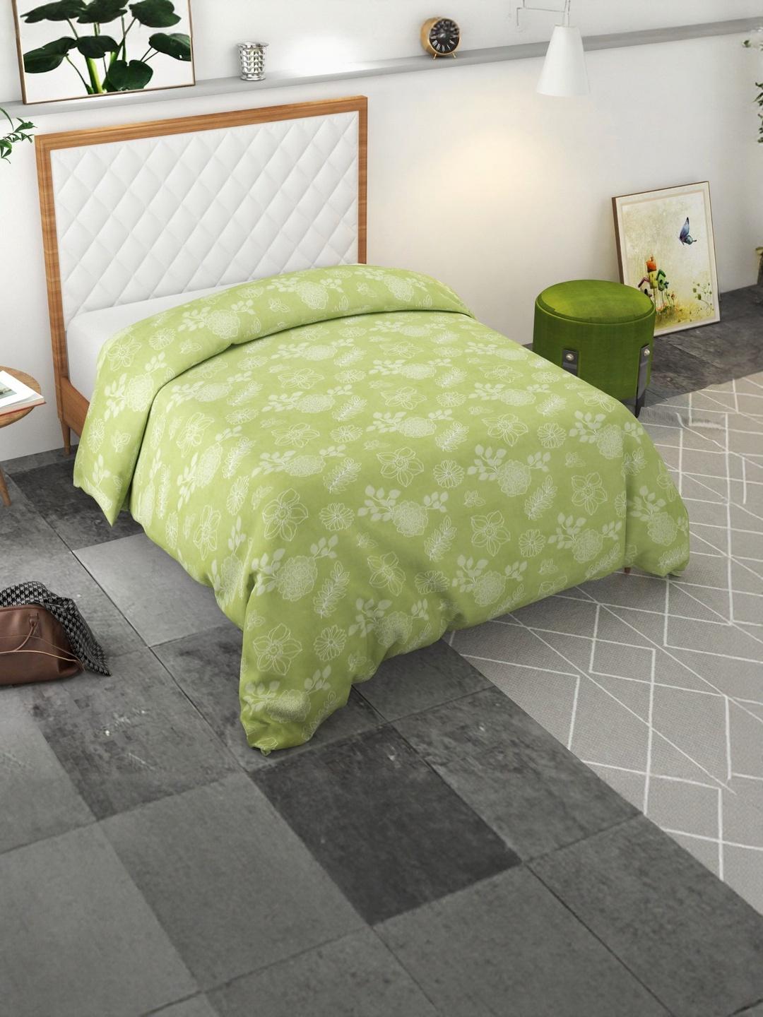 Buy TINDLER KNOTS 140 GSM Soft Cotton RAJAI Cover For SINGLE Bed With ...