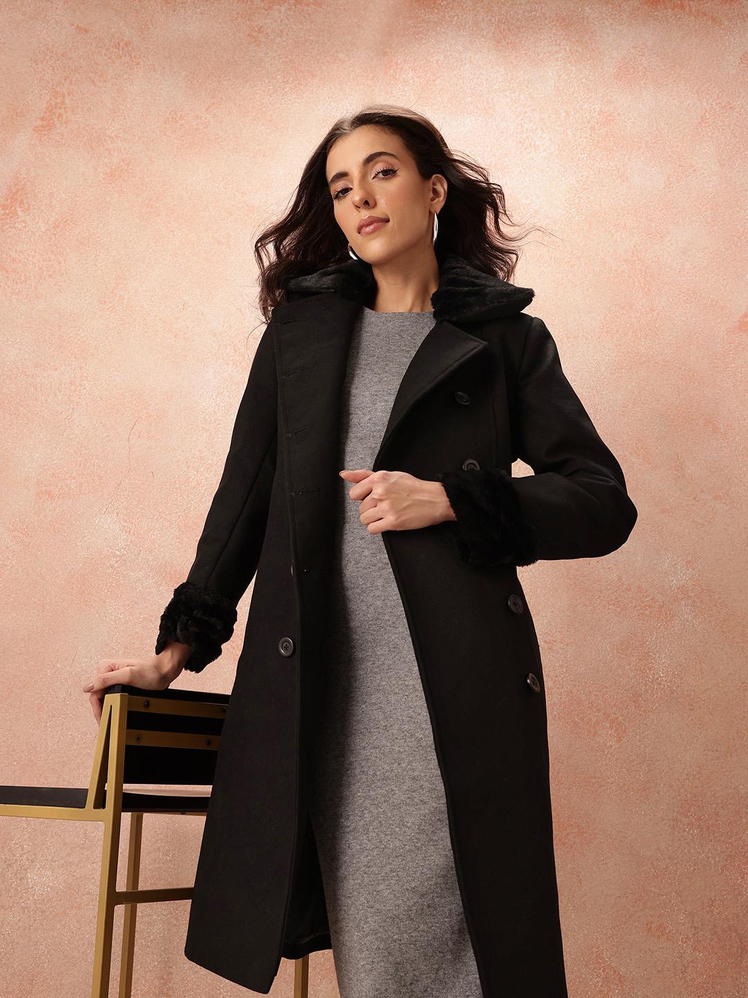 Buy All About You Double Breasted Parka Overcoat - Coats for Women ...