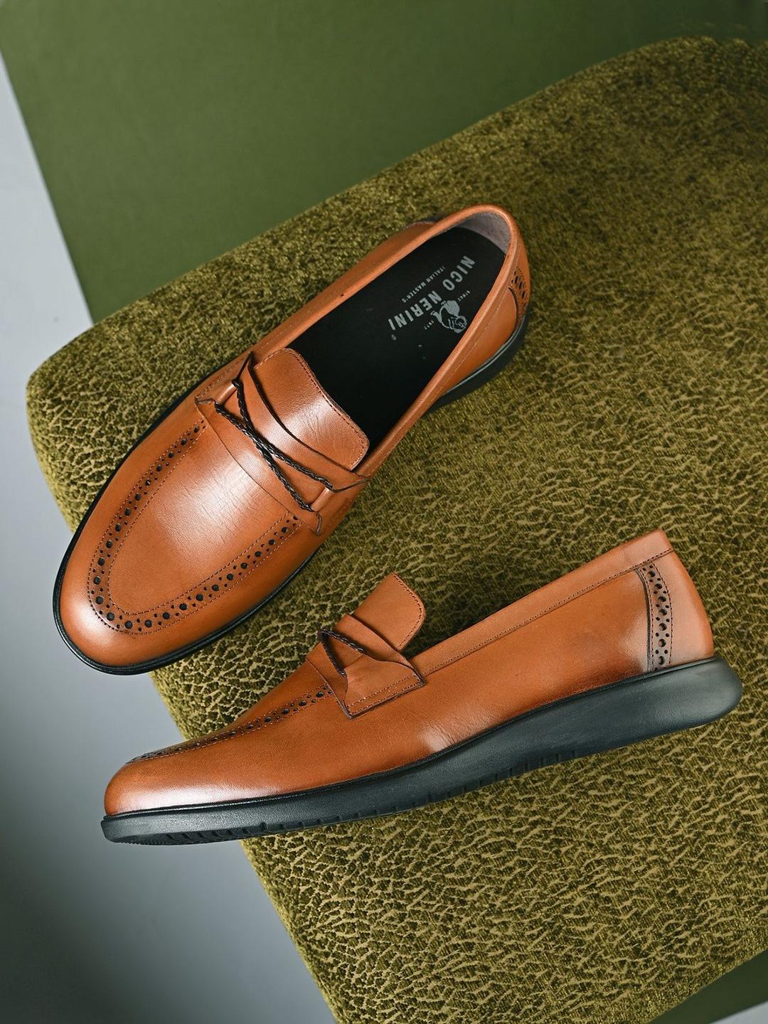 Buy NICO NERINI Leather Formal Slip Ons - Formal Shoes for Men 36713798 ...