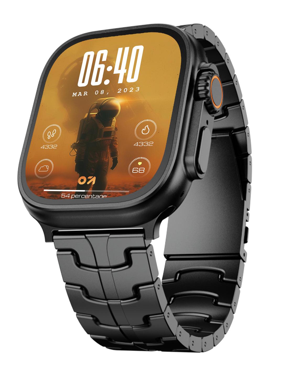 Buy GOBOULT Crown Pro 2.01"AMOLED, BT Calling, Working Crown, AOD, SpO2 ...