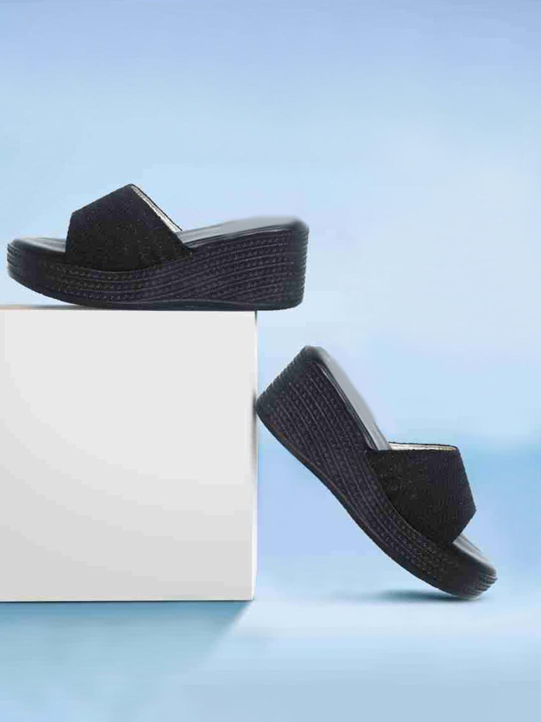 Buy SHOE LAB Women Embellished Wedge Sandals Heels - Heels for Women ...