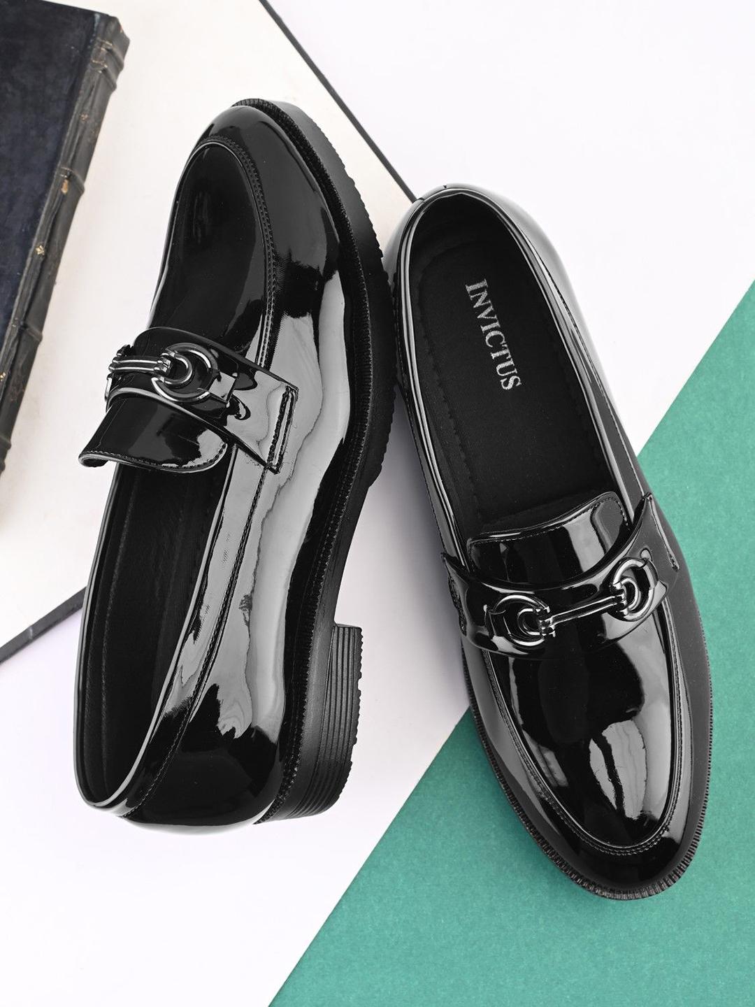 Buy INVICTUS Men Round Toe Formal Loafers - Formal Shoes for Men ...