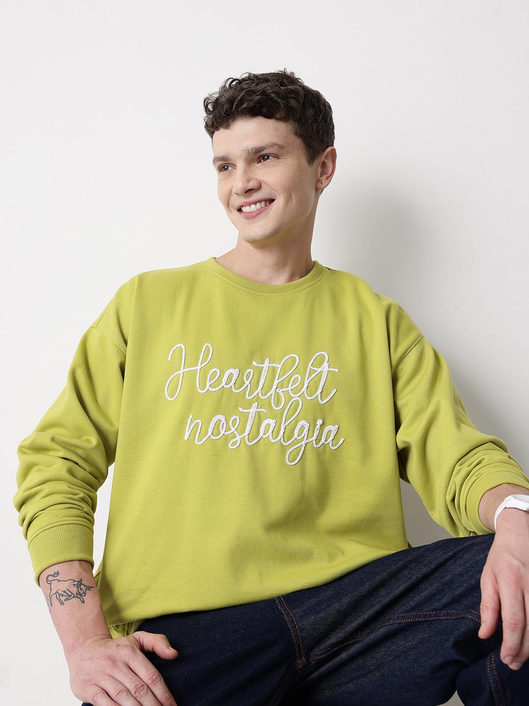 Buy Mast & Harbour Typography Printed Applique Sweatshirt - Sweatshirts ...