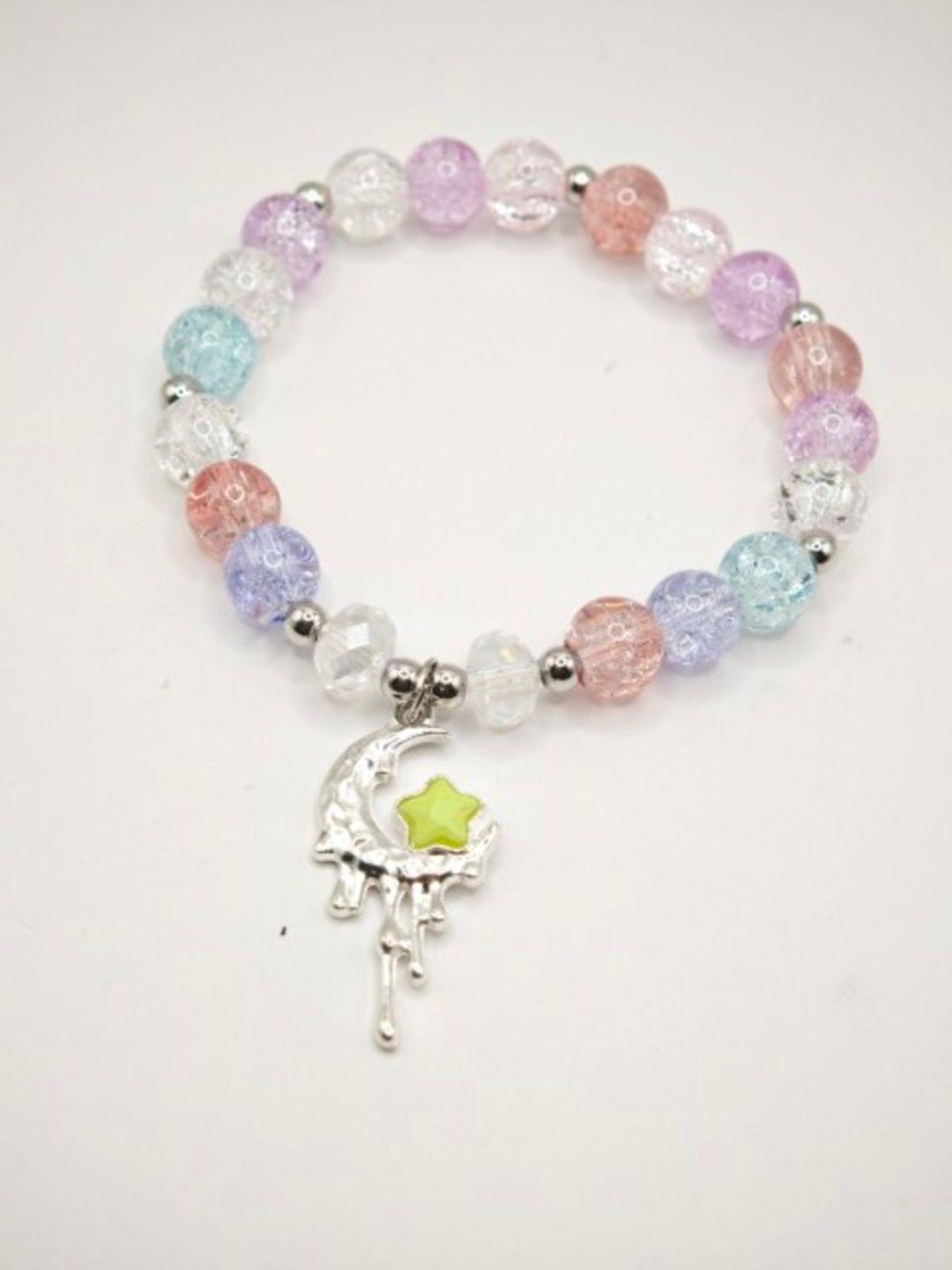 Buy SAPRAA TRENDS Women Silver Plated Artificial Stones And Beads Charm ...