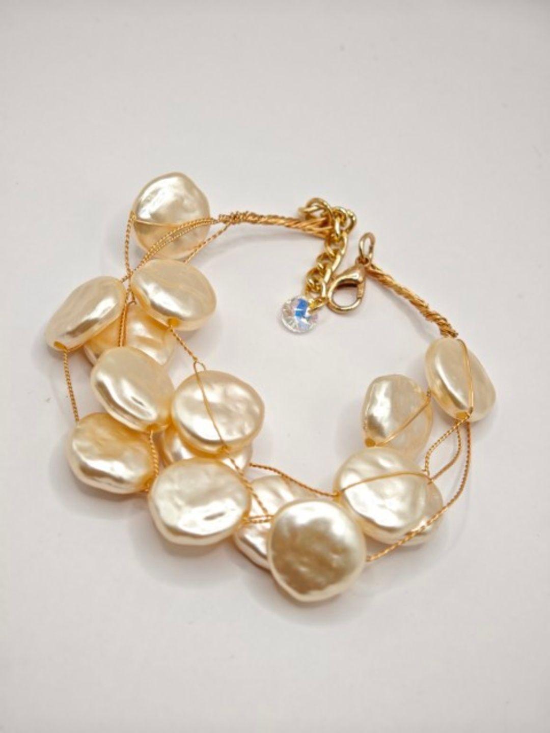 Buy SAPRAA TRENDS Gold Plated Artificial Stones Studded & Beaded ...