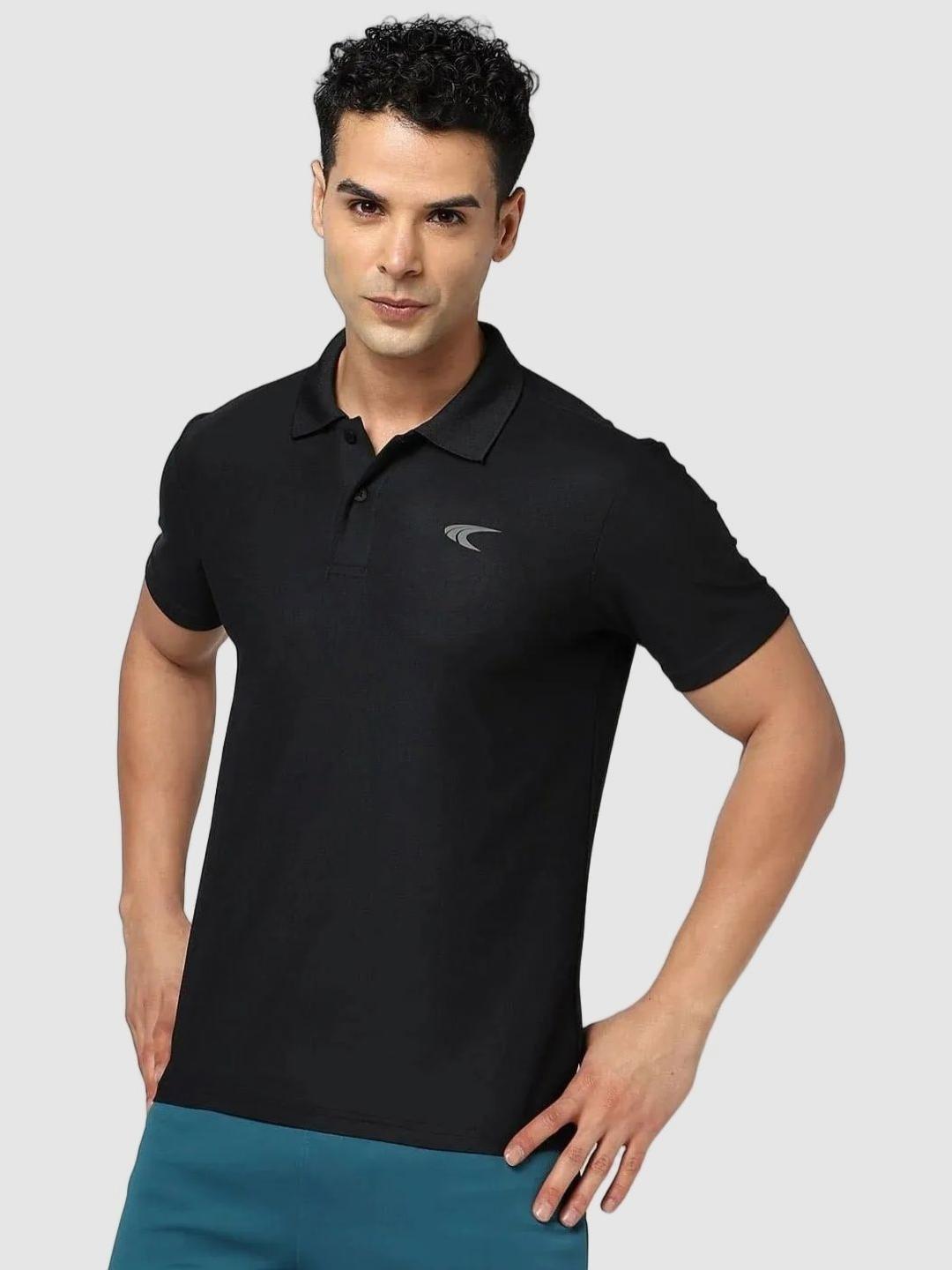 Buy Performax Men Brand Logo Printed Polo Collar T Shirt - Tshirts for ...