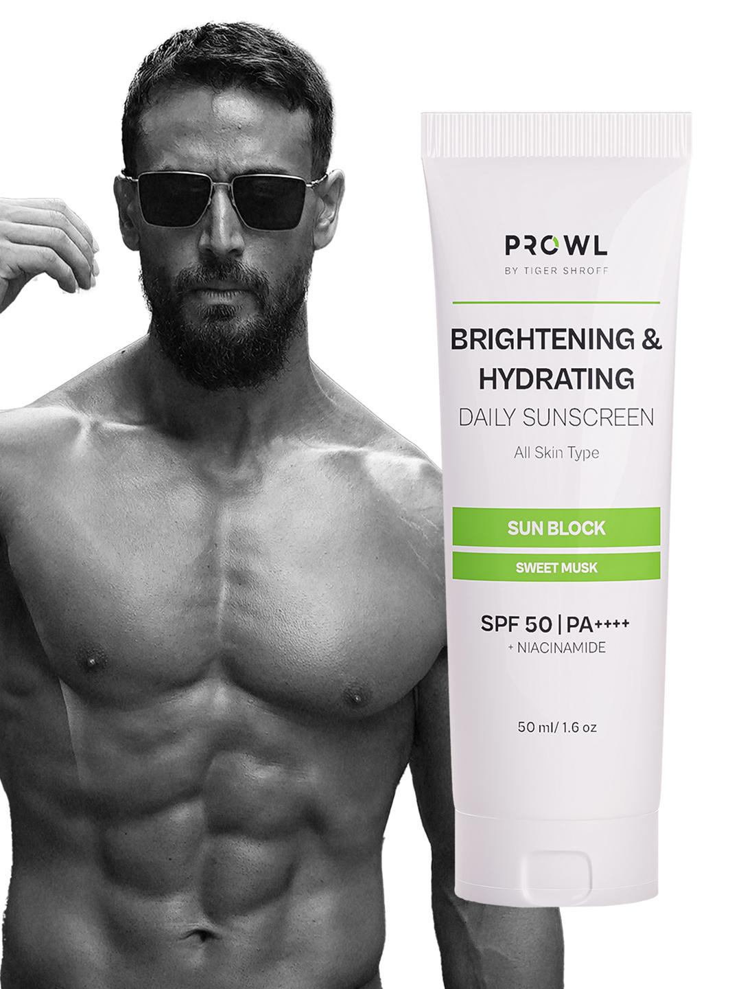 Buy PROWL By Tiger Shroff Brightening & Hydrating Daily Sunscreen With ...