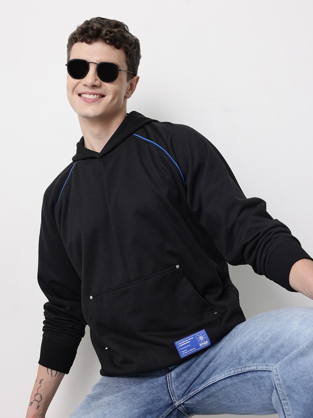 Buy Mast & Harbour Hooded Regular Fit Sweatshirt - Sweatshirts for Men ...