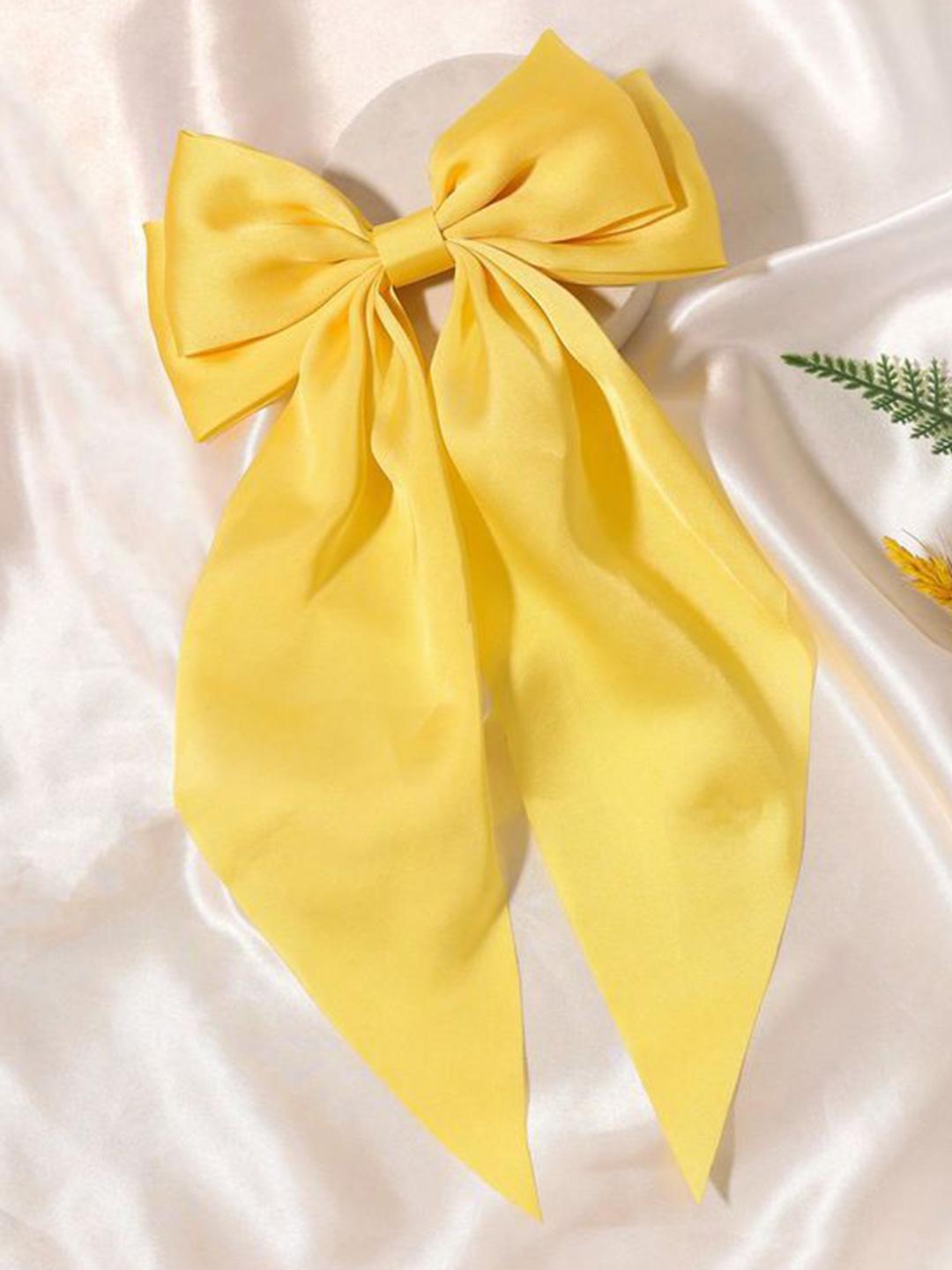 Buy Starvis Women Satin Double Bow Alligator Hair Clip - Hair Accessory ...