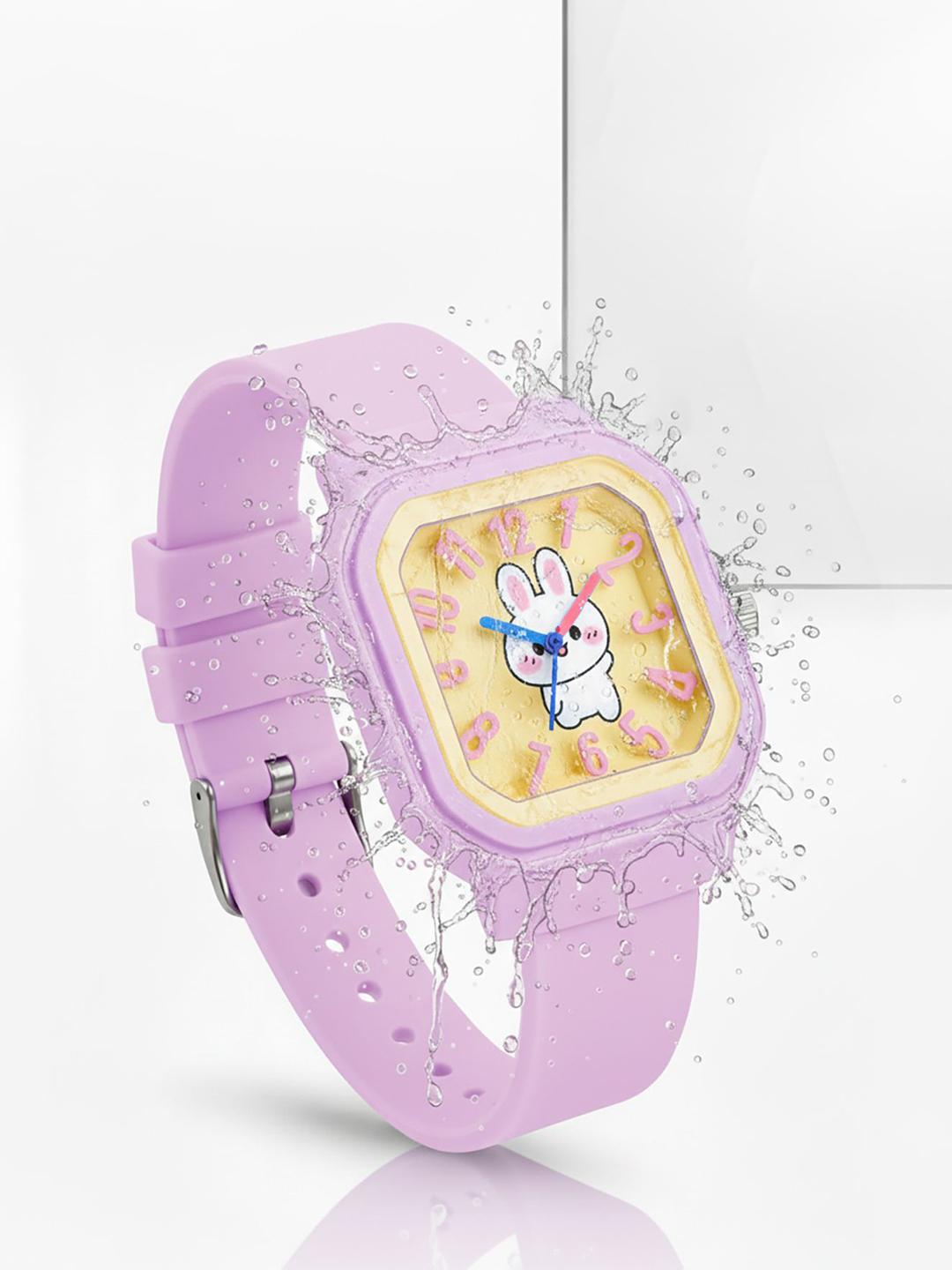 Buy Time Up 3D Square Shape Kids Printed Dial & Straps Analogue Watch ...