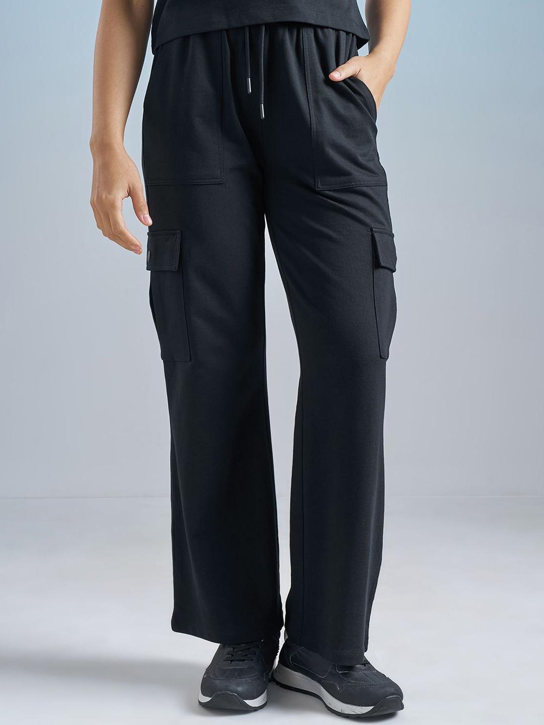 Buy Street By Tokyo Talkies Women High Rise Track Pants - Track Pants ...