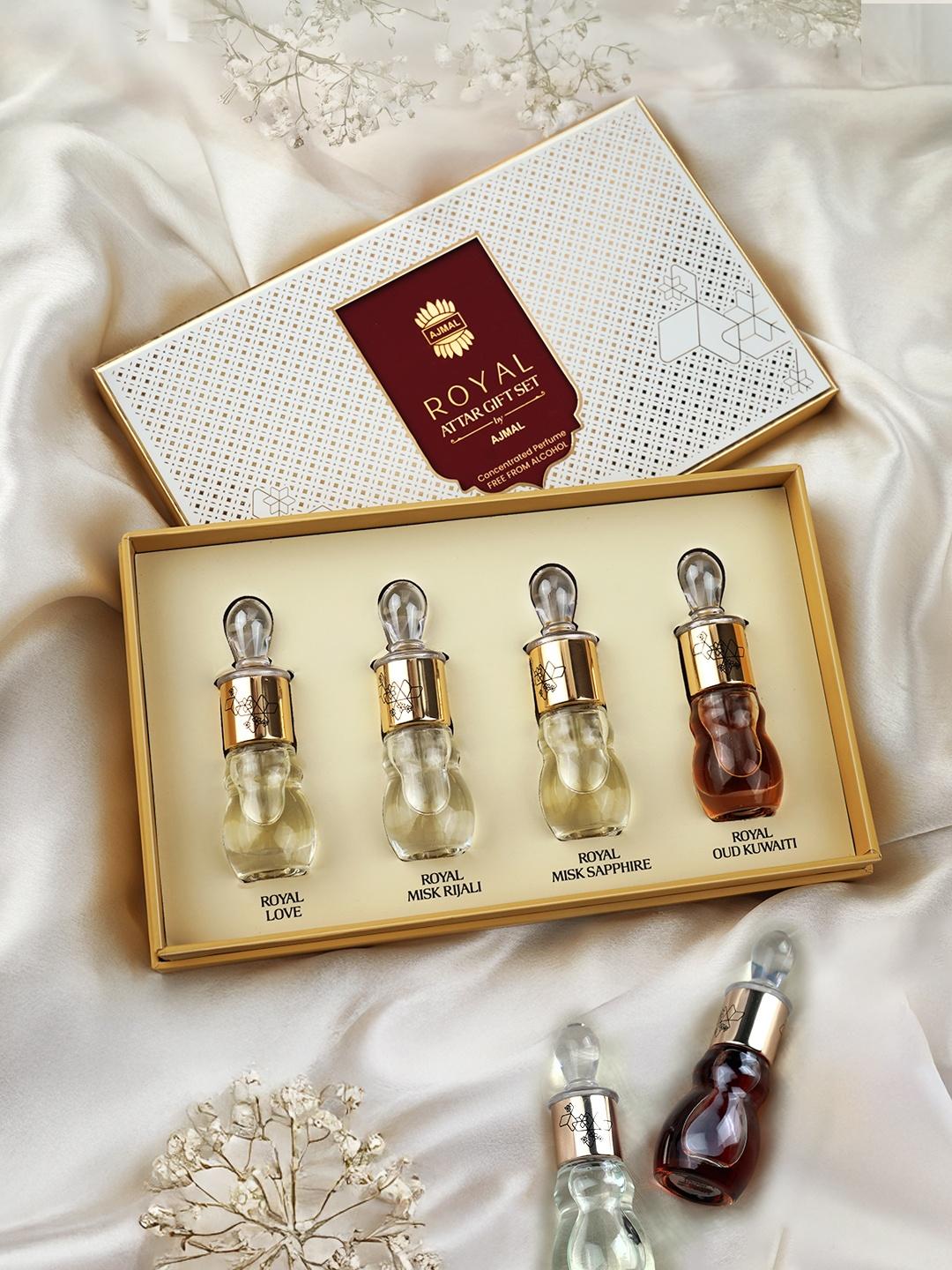 Buy Ajmal Unisex Royal Attar Gift Set 5 Ml Each - Attar for Unisex ...
