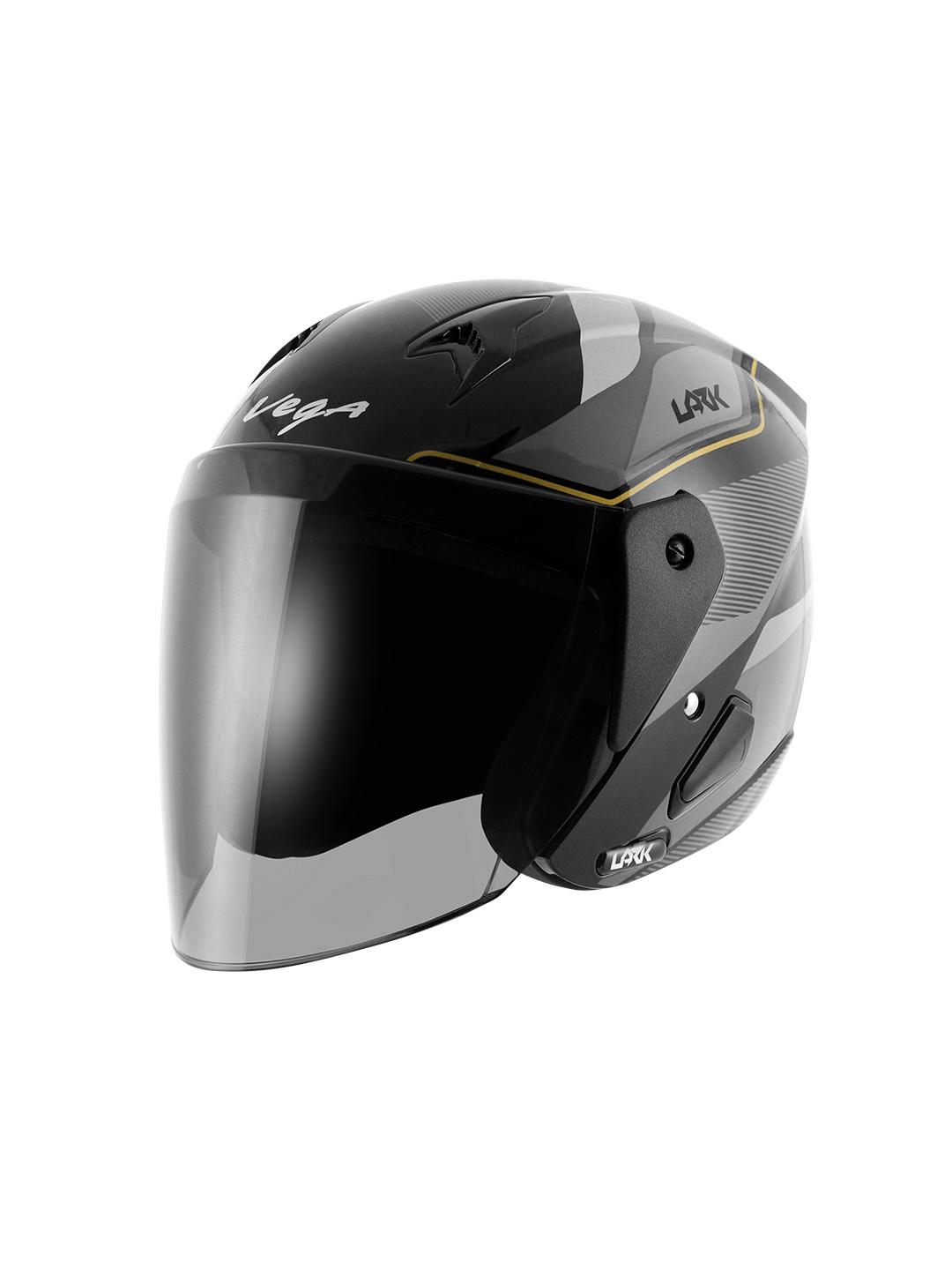 Buy VEGA Unisex Lark Legend ISI Certified Lightweight Open Face Helmet ...