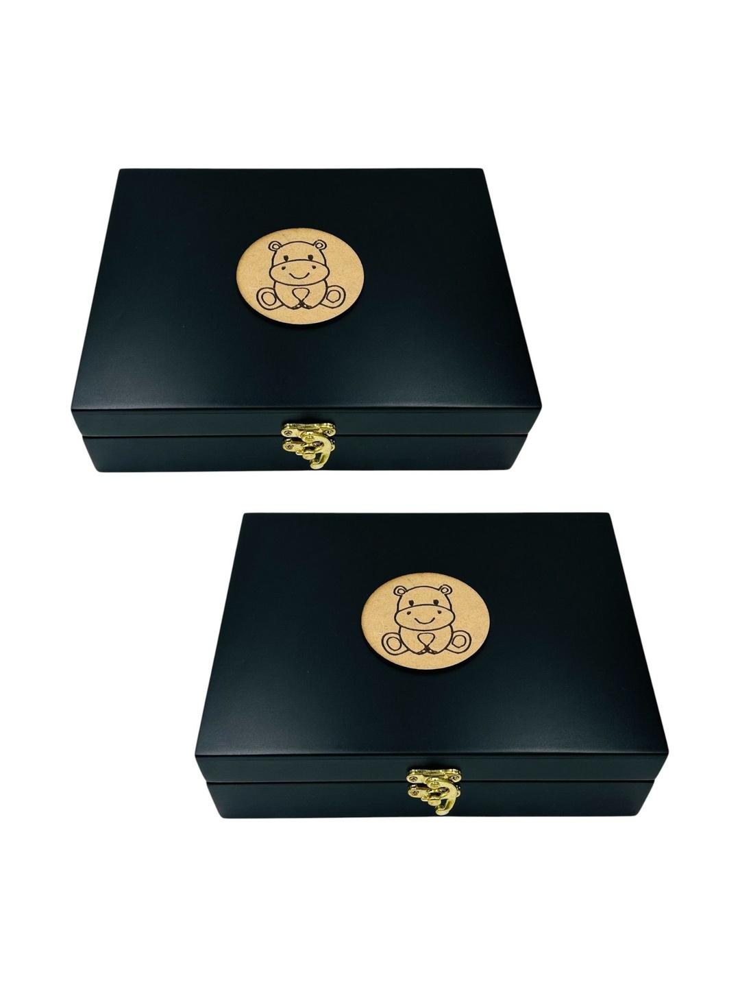 Buy Angira Handicrafts Set Of 2 Traditional Box With Kunda Lock - Boxes ...