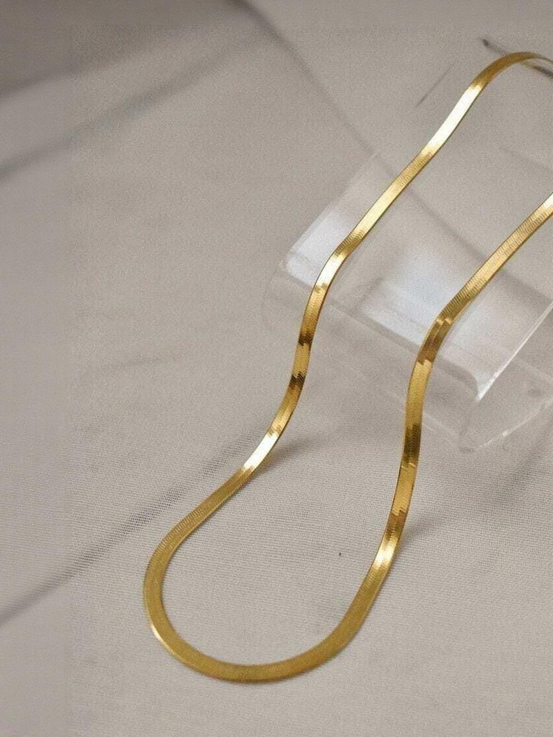 Buy Fashion Fusion Collection Unisex Stainless Steel Minimal Chain ...