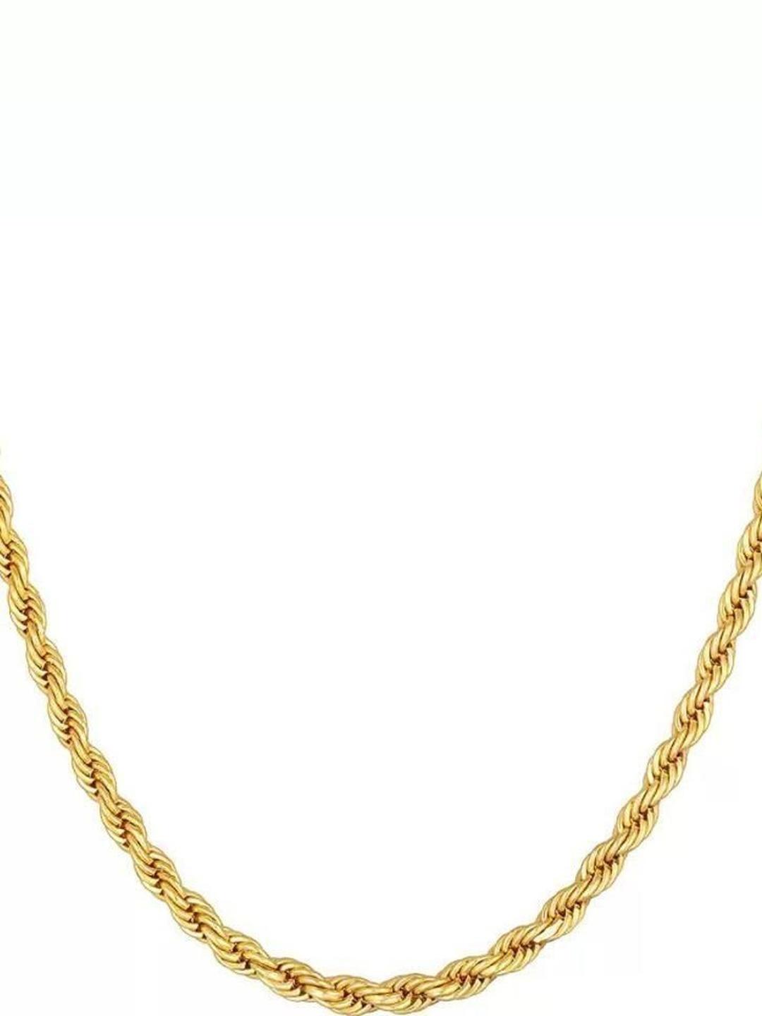 Buy Fashion Fusion Collection Unisex Minimal Chain - Necklace And ...