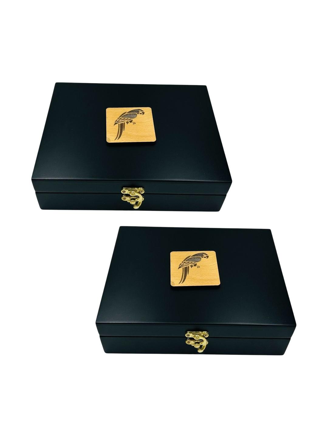 Buy Angira Handicrafts Set Of 2 Traditional Box With Kunda Lock - Boxes ...