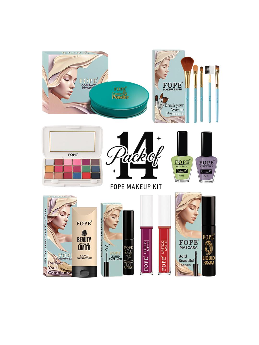 Buy FOPE Set Of 14 Long Lasting Makeup Combo - Makeup Kit for Women ...