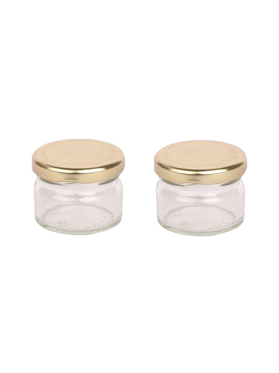 Buy 1ST TIME Transparent 2 Pieces Glass Jars - Container for Unisex ...